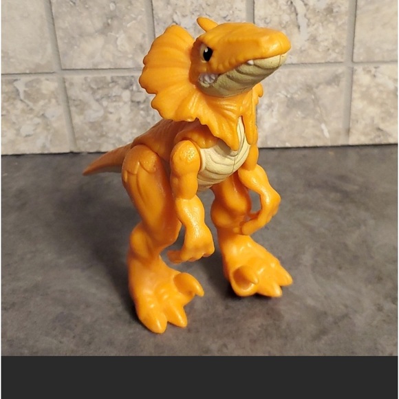 Jurassic World | Toys | Fisher Price Imaginext Orange Raptor 5 Dinosaur ...